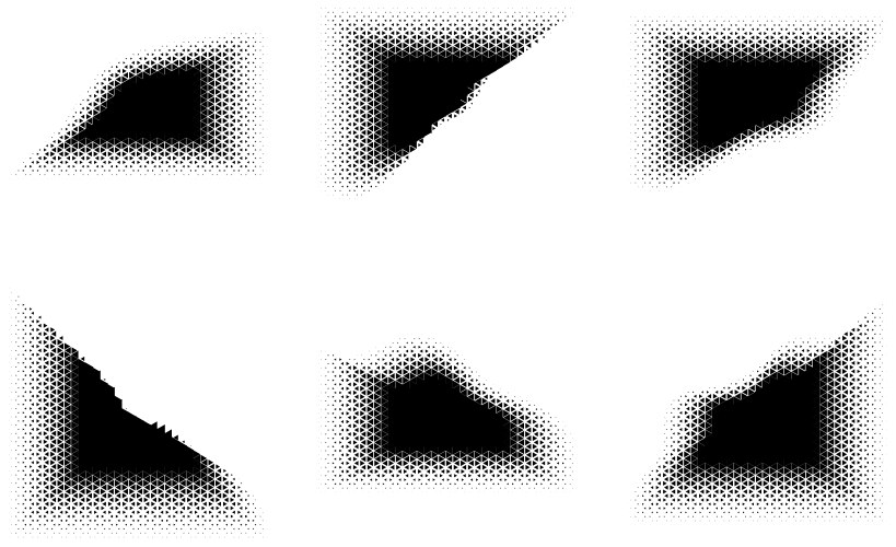 Halftone star pattern reprographic technique Vector Image