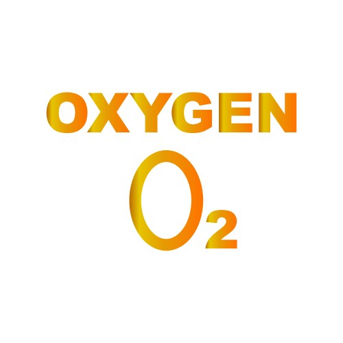 Symbol oxygen cylinder icon Royalty Free Vector Image
