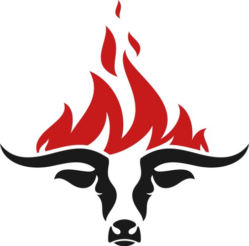 Fire Bull Wallpaper Hd