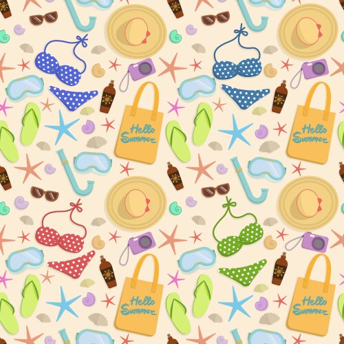 Festive seamless pattern Royalty Free Vector Image