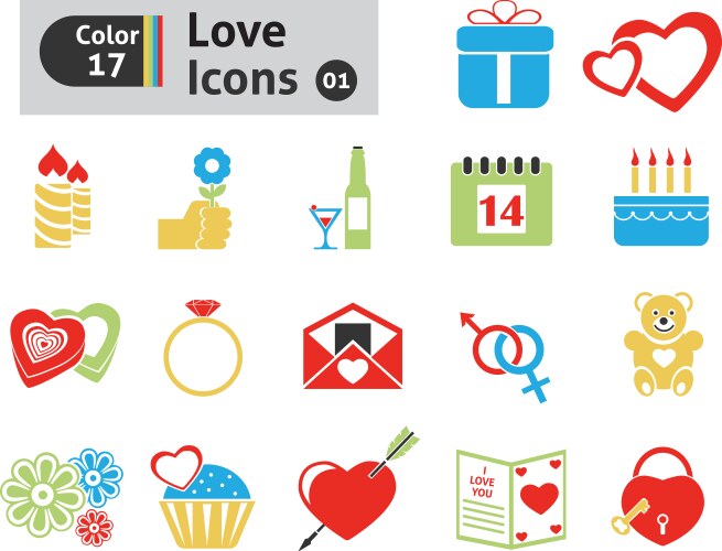 Romance scam icon set Royalty Free Vector Image