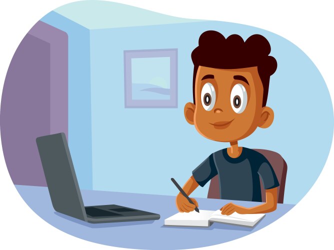 Boy Studying Vector Images (over 50,000)