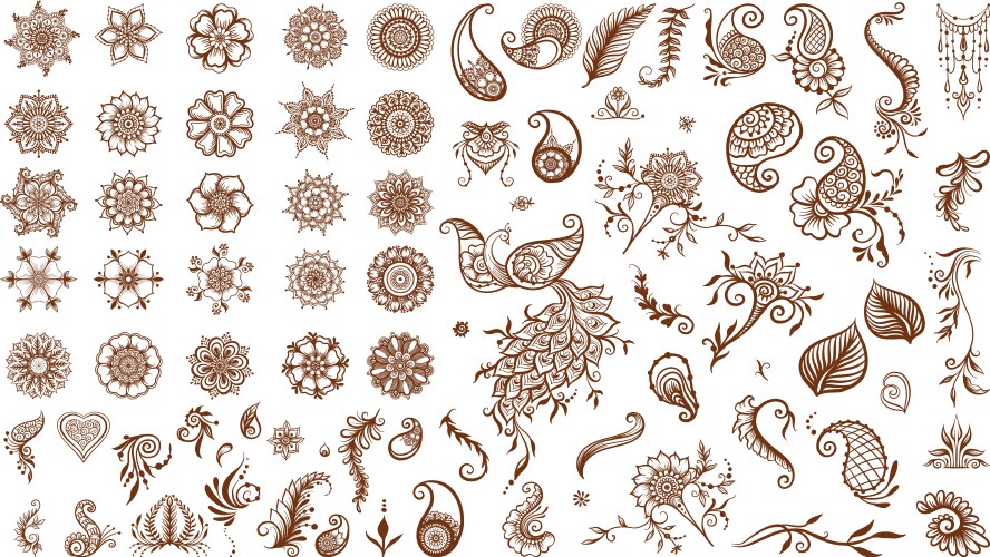 Mehendi Vector Images (over 6,000)