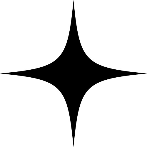 Icon symbol shine shining stars Royalty Free Vector Image