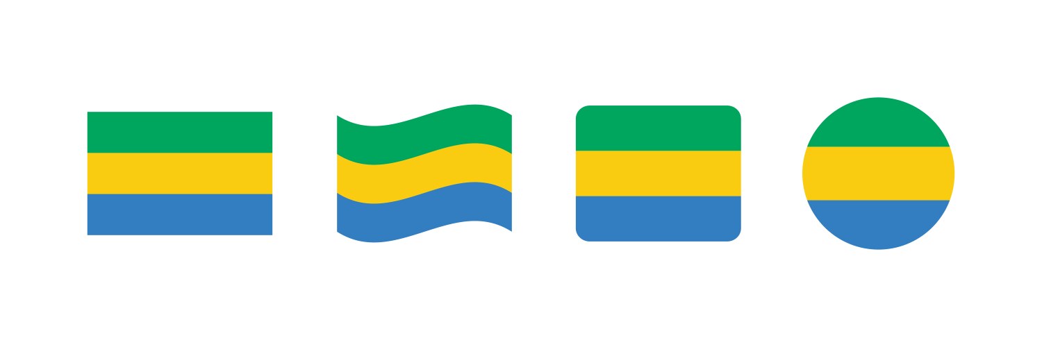 Iraq flag set of flags collection Royalty Free Vector Image