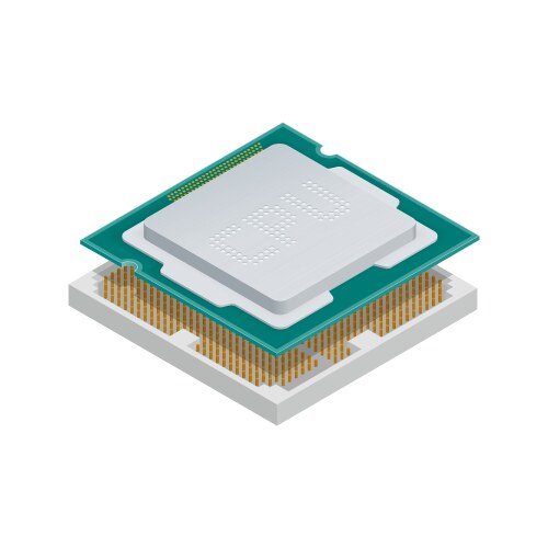 Processor Isometric Vector Images (over 5,000)