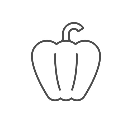 Capsicum Outline Vector Images (over 1,100)