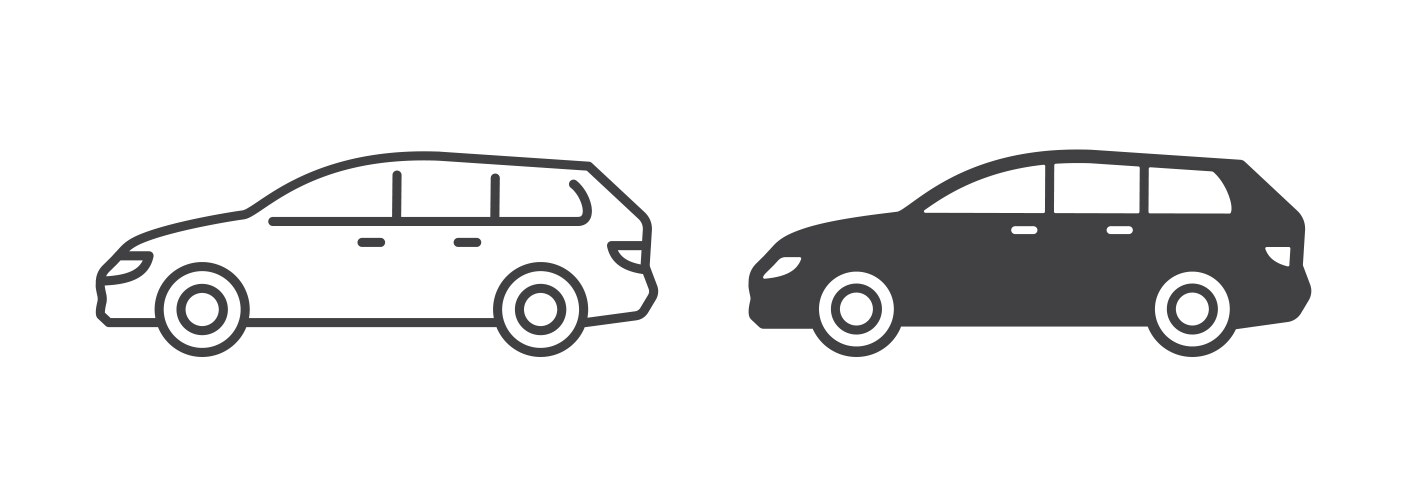 Car Outline Side Vector Images (over 6,900)