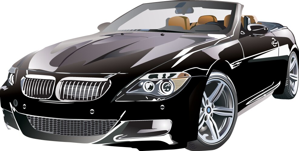 Bmw e34 Royalty Free Vector Image - VectorStock