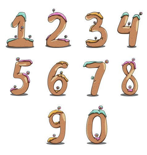 Flashcard Number 5 Vector Images (59)