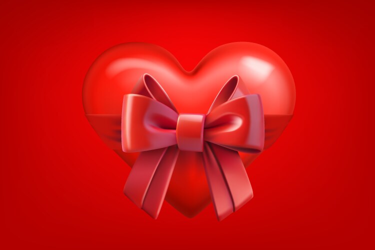 Red classic banner with copy space 3d element Vector Image