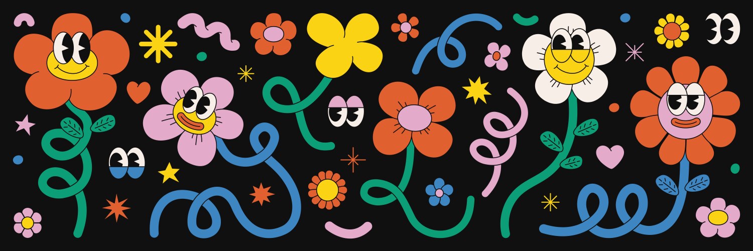 Flower Cartoon Vector Images (over 300,000)