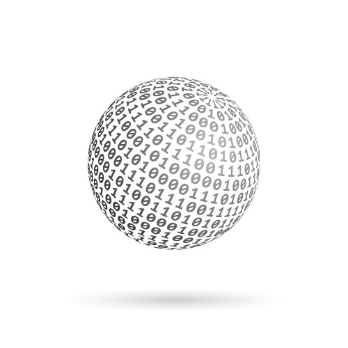 Binary Globe Vector Images (over 1,300)