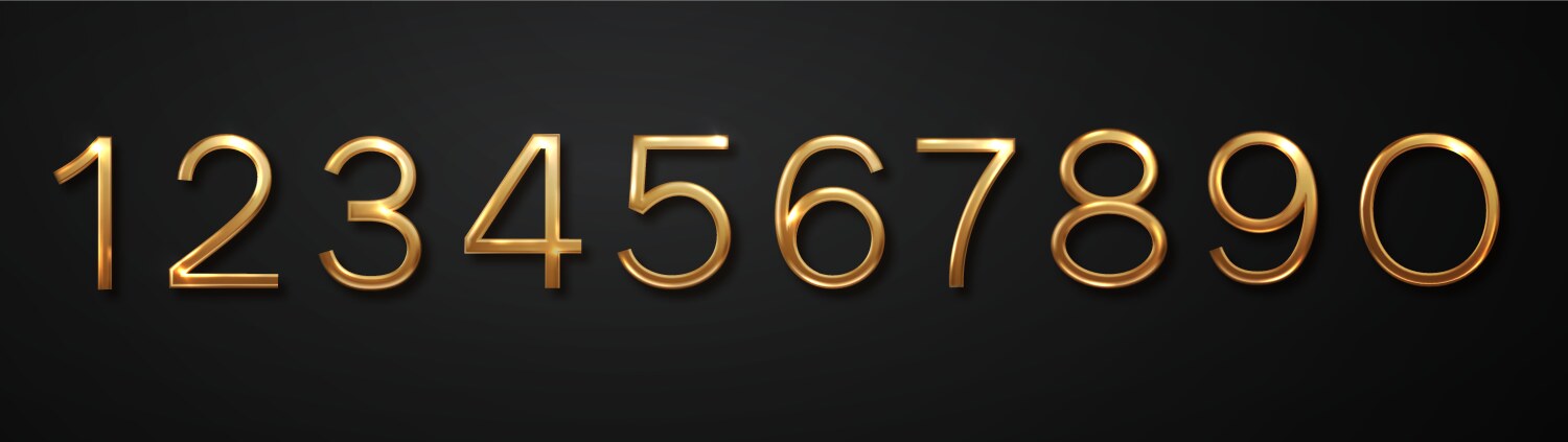 3d Gold Font Vector Images (over 13,000)