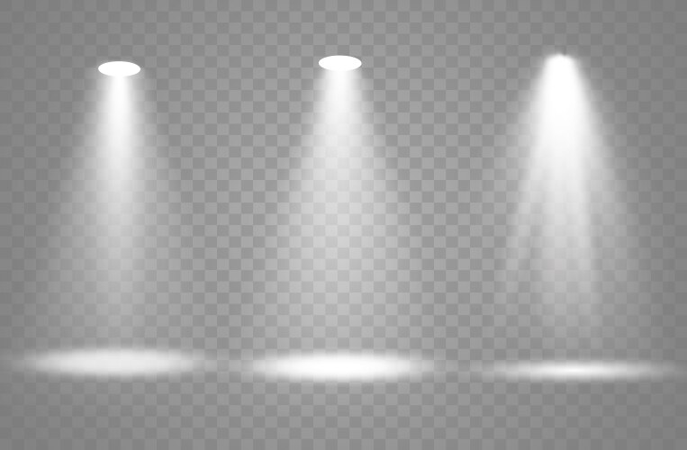 Spotlight light effect Royalty Free Vector Image