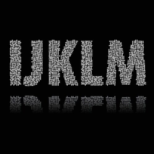 Maze letters Royalty Free Vector Image - VectorStock