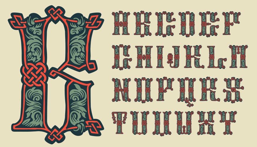 Celtic Knot Alphabet Letters S Letter Logo In True Celtic Knot Spiral