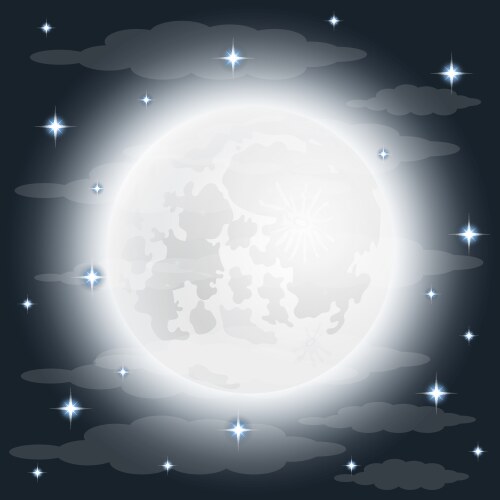 Full Moon Clouds Vector Images (over 8,100)