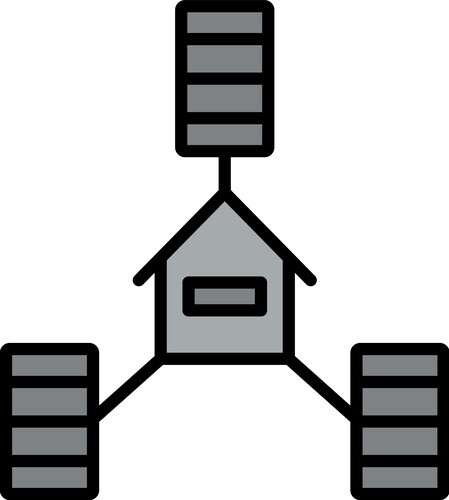 Consensus icon blockchain related Royalty Free Vector Image