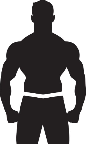 Gym - black and white isolated icon Royalty Free Vector