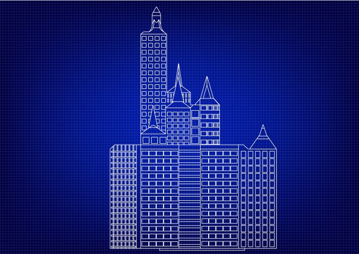 Frame gray building Royalty Free Vector Image - VectorStock