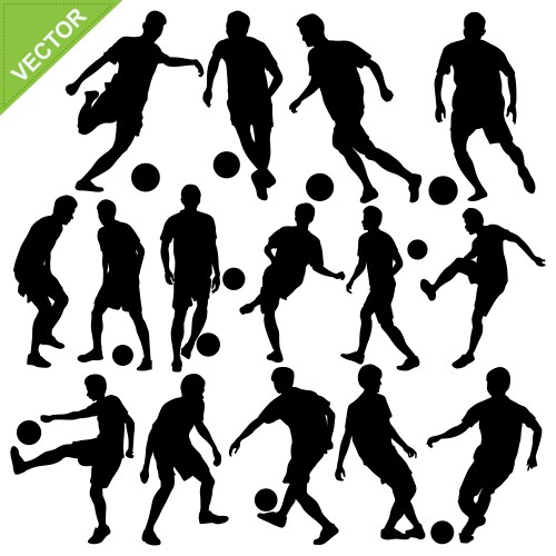 Soccer Silhouette Vector Images (over 28,000)