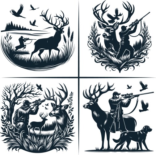 Hunting Vector Images (over 180,000)