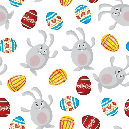 Funny easter egg cartoon Royalty Free Vector Image