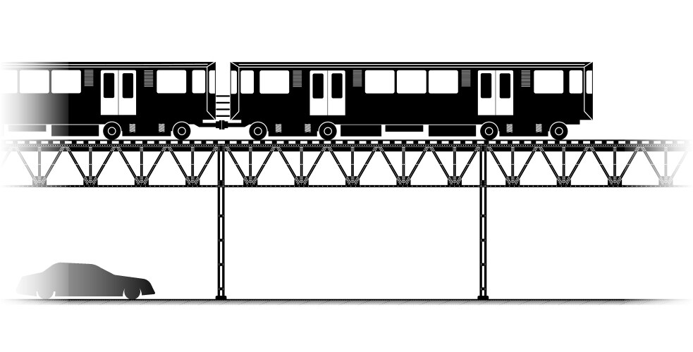 Elevated Train Vector Images (over 1,100)