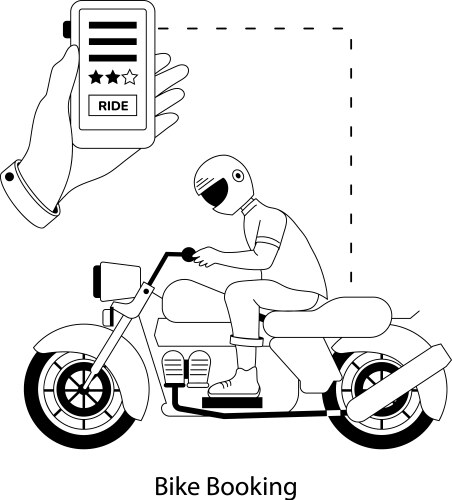 Bike delivery Royalty Free Vector Image - VectorStock