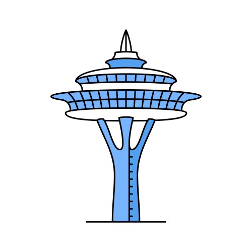 Space Needle Icon Vector Images (over 1,000)