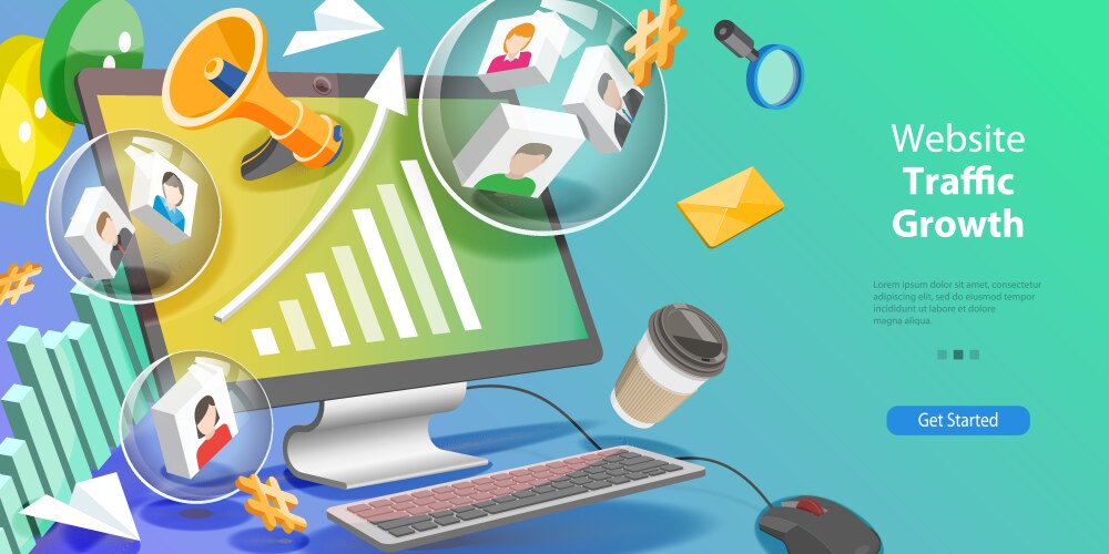Website Traffic Vector Images (over 16,000)