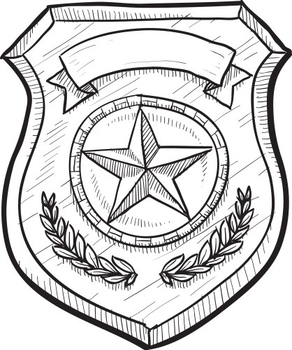 Police Badge Drawing Vector Images (over 1,700)