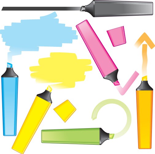 Marker text box Royalty Free Vector Image - VectorStock