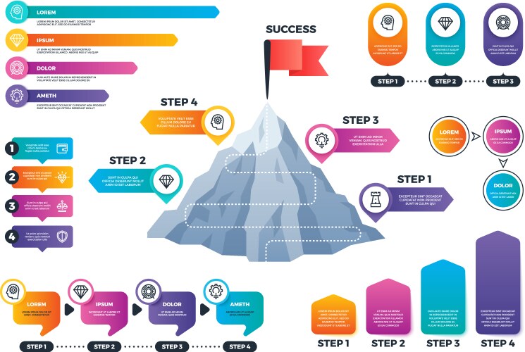 Mountain Chart Graph Vector Images (over 1,500)