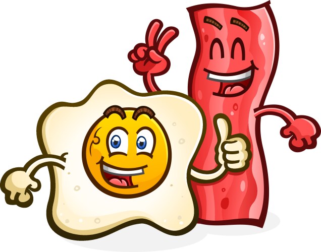 Eggs and Bacon Cartoon Vector Images (over 2,000)