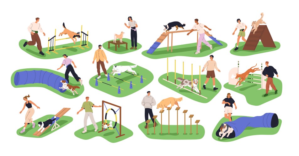 Dog Agility Vector Images (over 2,100)