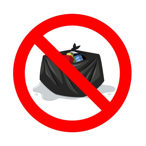 Dont Throw Rubbish Sign Vector Images (over 170)