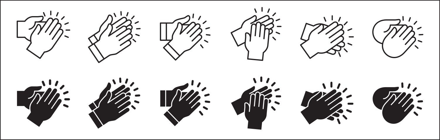 Hand Praise Symbol Vector Images (over 900)