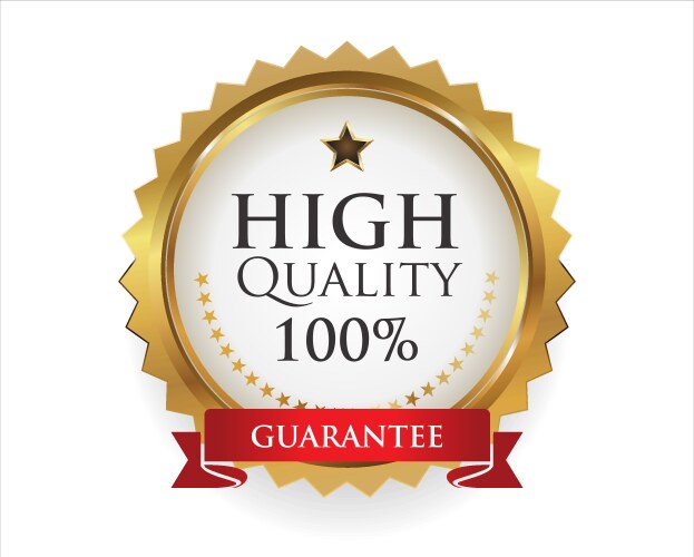 Quality control approved stamp and sela badge Vector Image