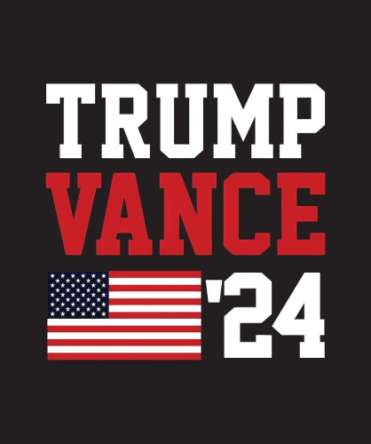 Trump vance 2024 Royalty Free Vector Image - VectorStock