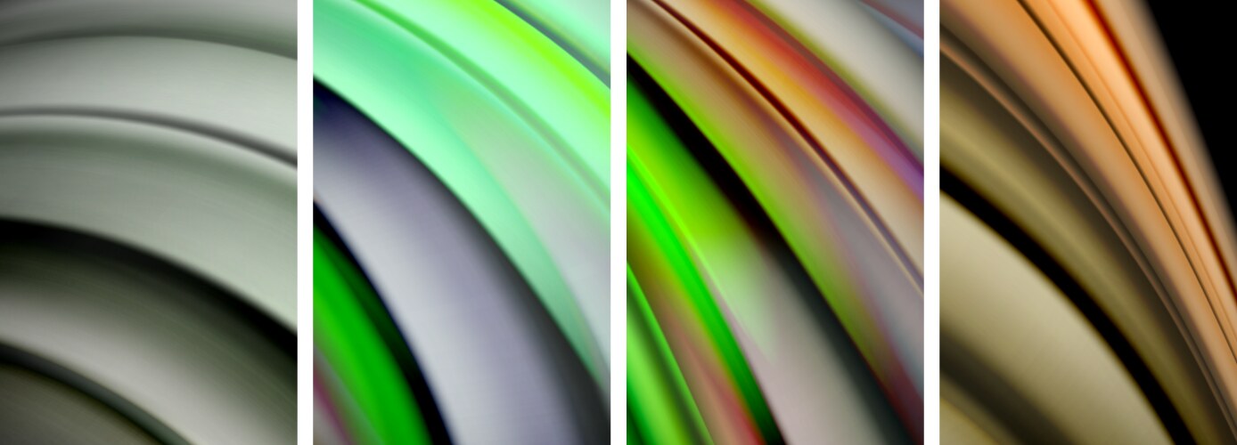 Blurred color line backgrounds Royalty Free Vector Image