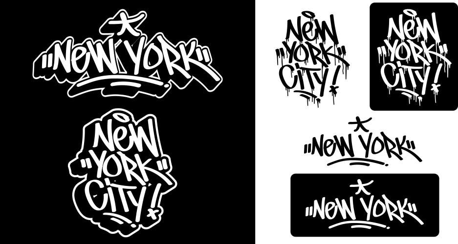 Graffiti city name Royalty Free Vector Image - VectorStock