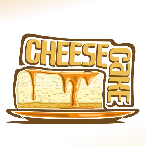 Logo for cheesecake Royalty Free Vector Image - VectorStock
