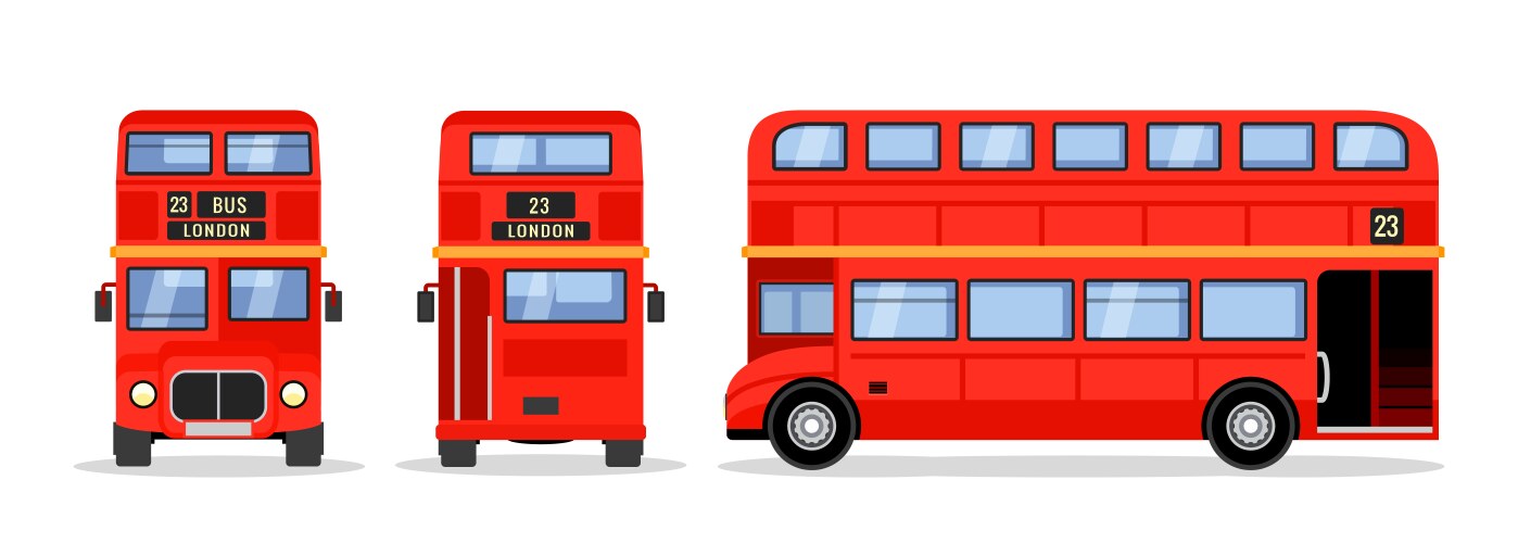 Double Decker Bus Drawing Vector Images (over 230)