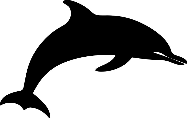 Pug silhouette white background Royalty Free Vector Image