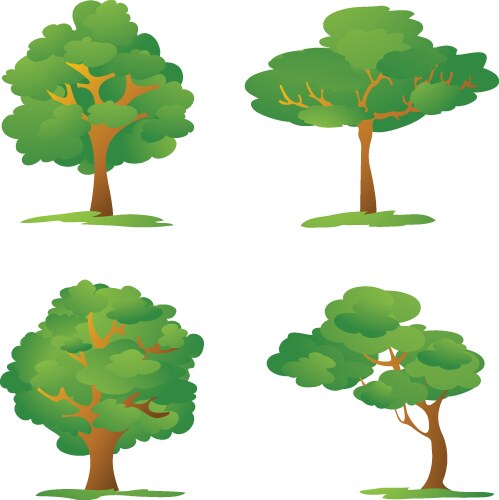 Cartoon Trees Vector Images (over 370,000)