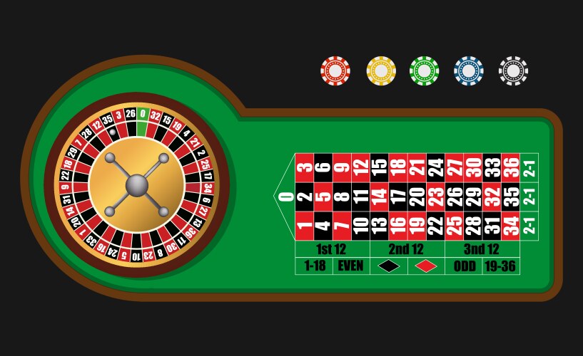 Roulette table layout Vector Images & Graphics for Commercial Use ...
