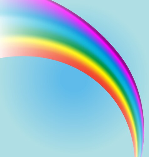 Rainbow style fluid color wave line background Vector Image