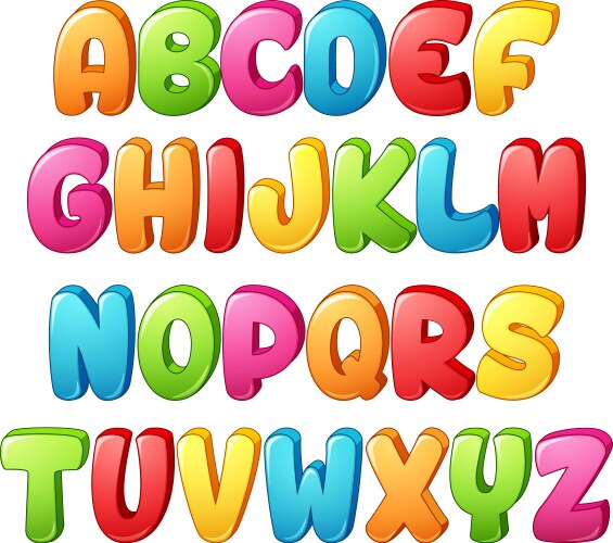 Alphabet artistic letters Vector Images & Graphics for Commercial Use ...